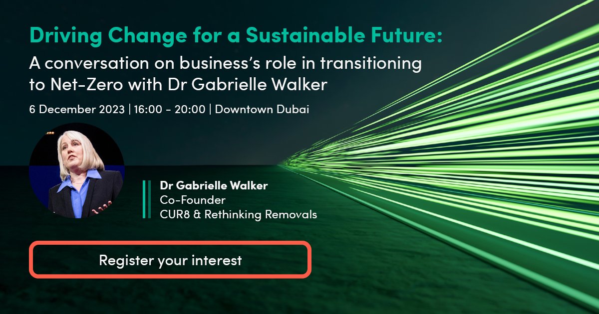 Driving Change for a Sustainable Future: A conversation on business's ...