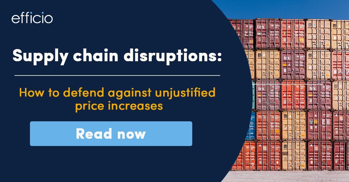 Supply chain disruptions: How to defend against unjustified price ...