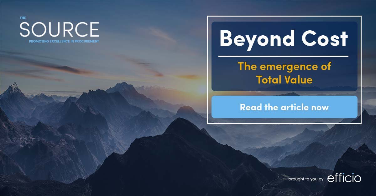 Beyond Cost: The emergence of Total Value - The Source | Efficio US